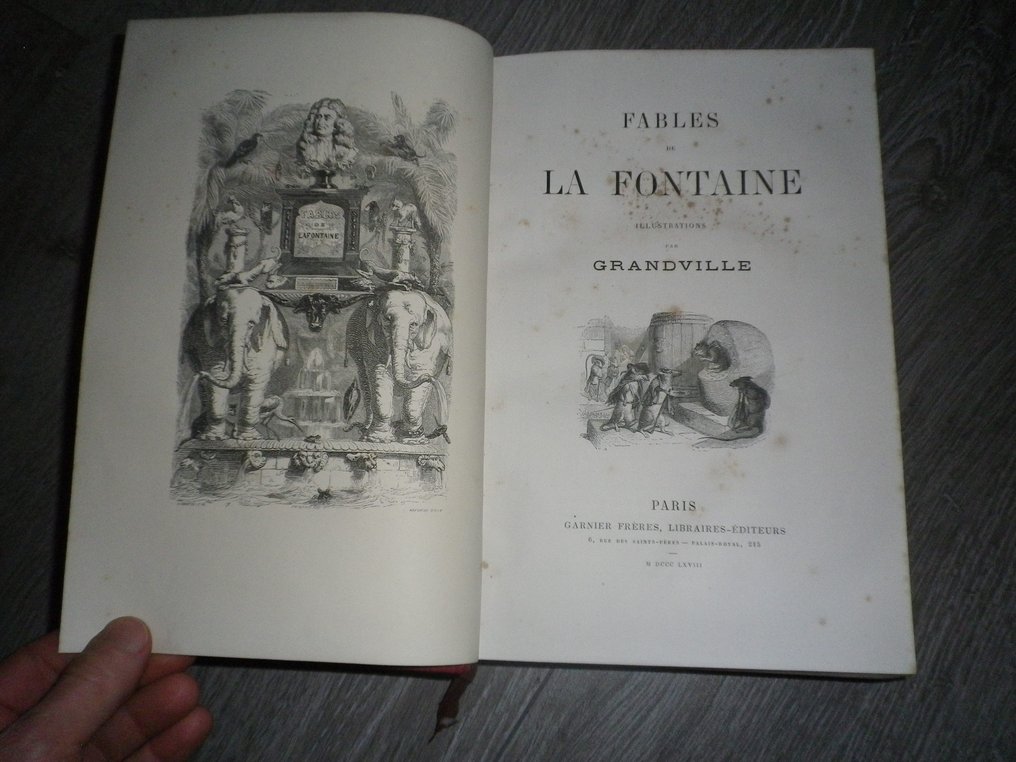 La Fontaine / Jean Ignace Isidore Gérard Grandville - Fables de La ...