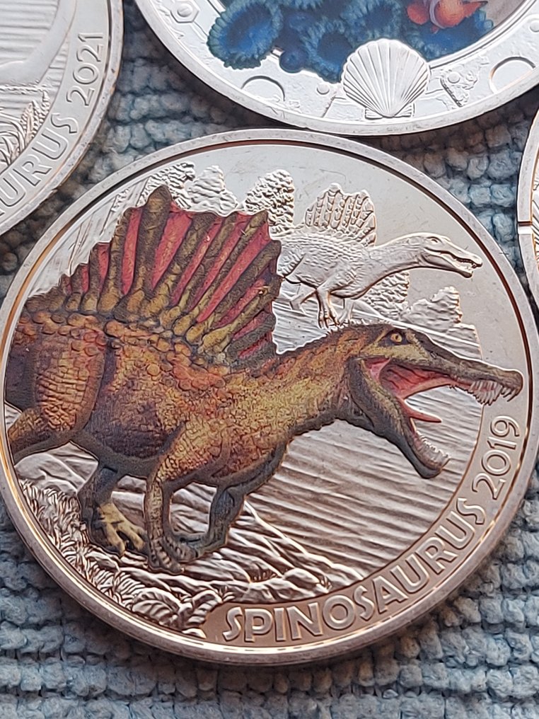 Áustria. 3 Euro 2019/2023 (4 moedas coloridas) - Catawiki