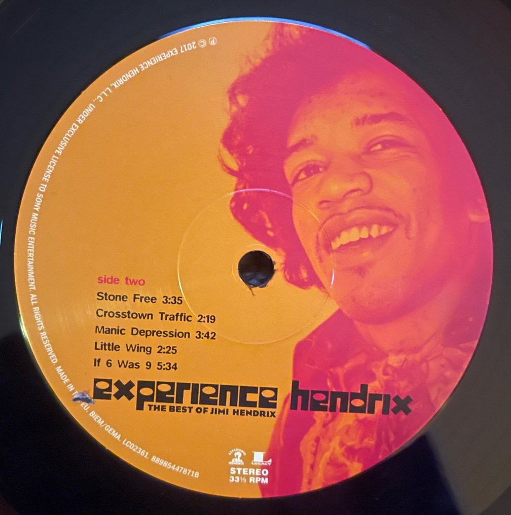 The Jimi Hendrix Experience The Best Of Jimi Hendrix 2 Lp Are You