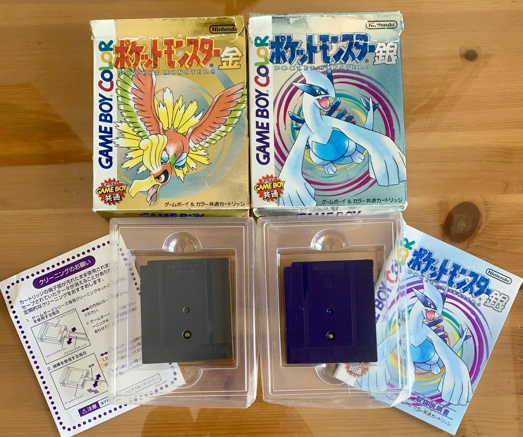 Nintendo - PokemonGold and Silver - Gameboy Color - Pokémon Gold and ...