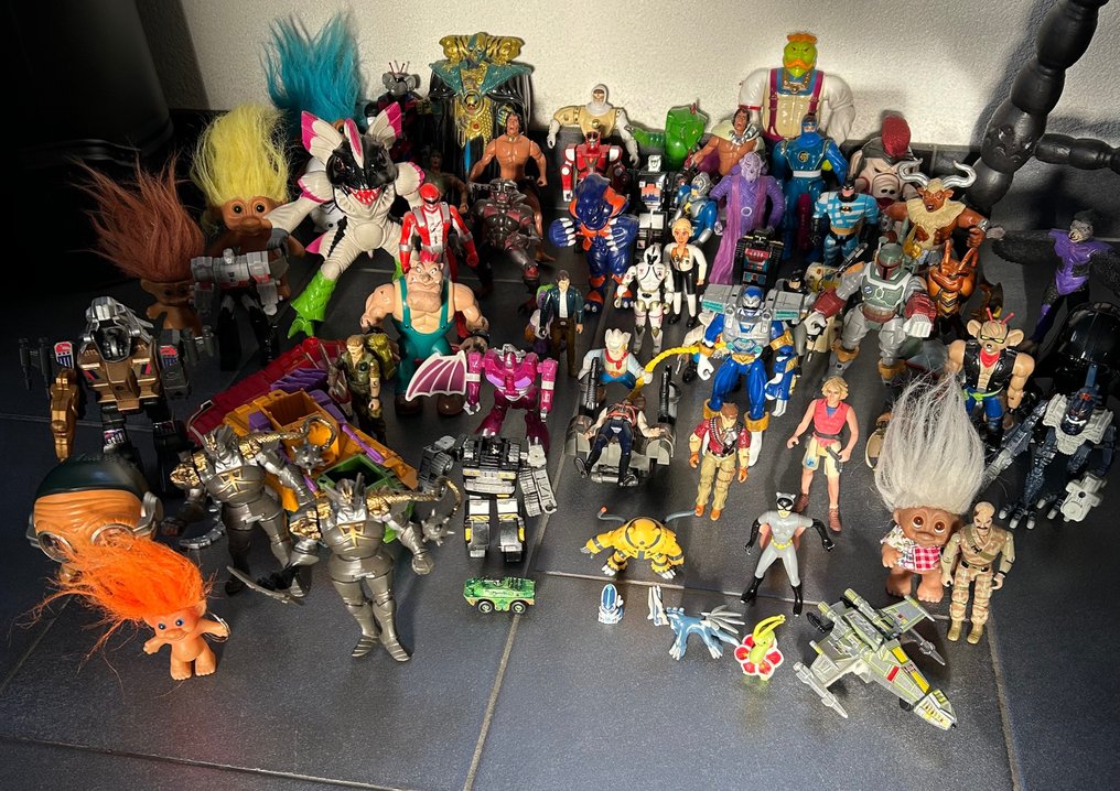 Bandai - Action figure Groot kavel met (actie) figuren uit de periode jaren 80 tot begin 2000 ...