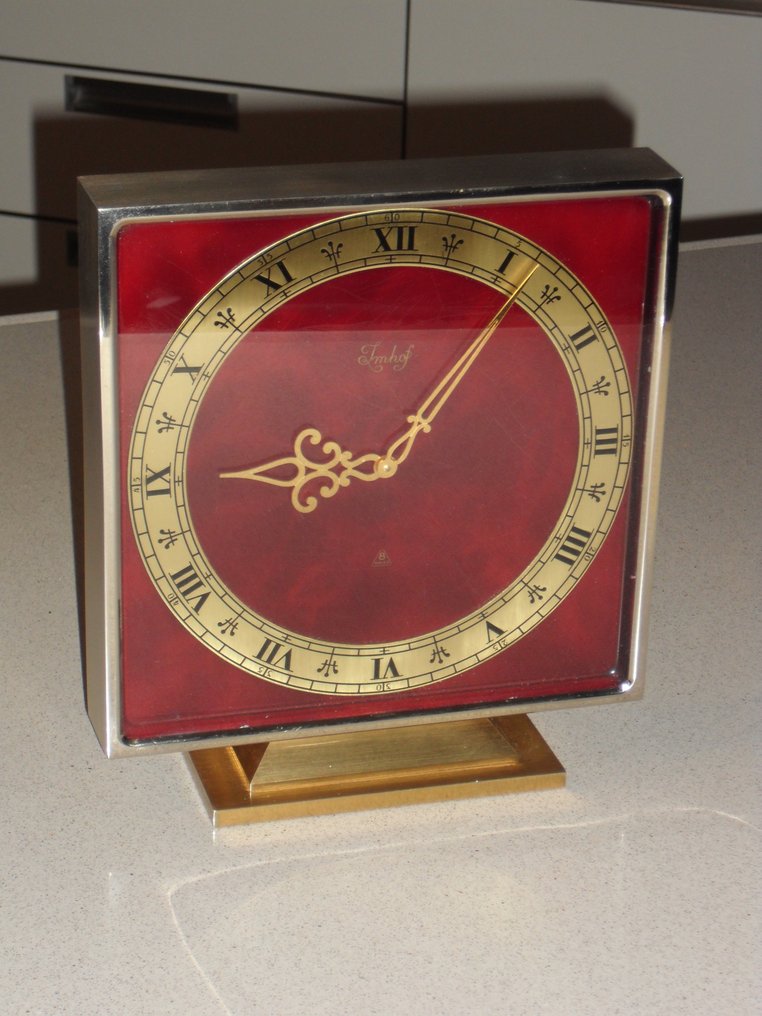 Horloges de table/bureau - Imhof - Laiton - 1950-1960 - Catawiki