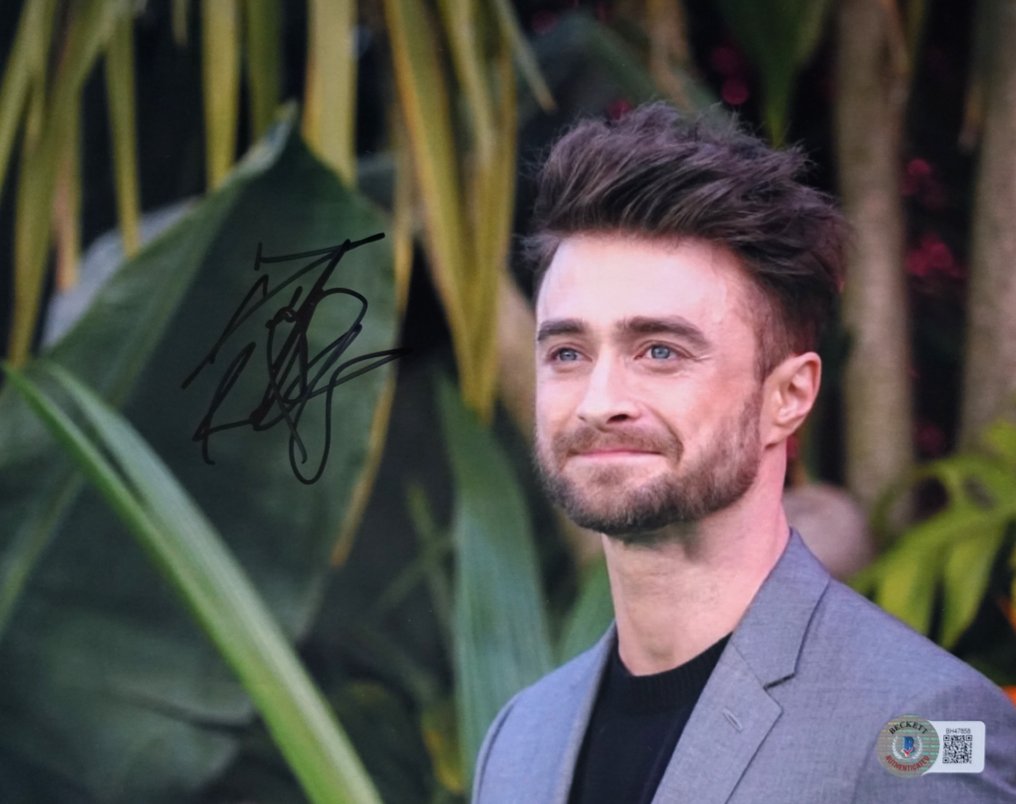 Harry Potter - Daniel Radcliffe - Autograph, Photo With Beckett COA ...