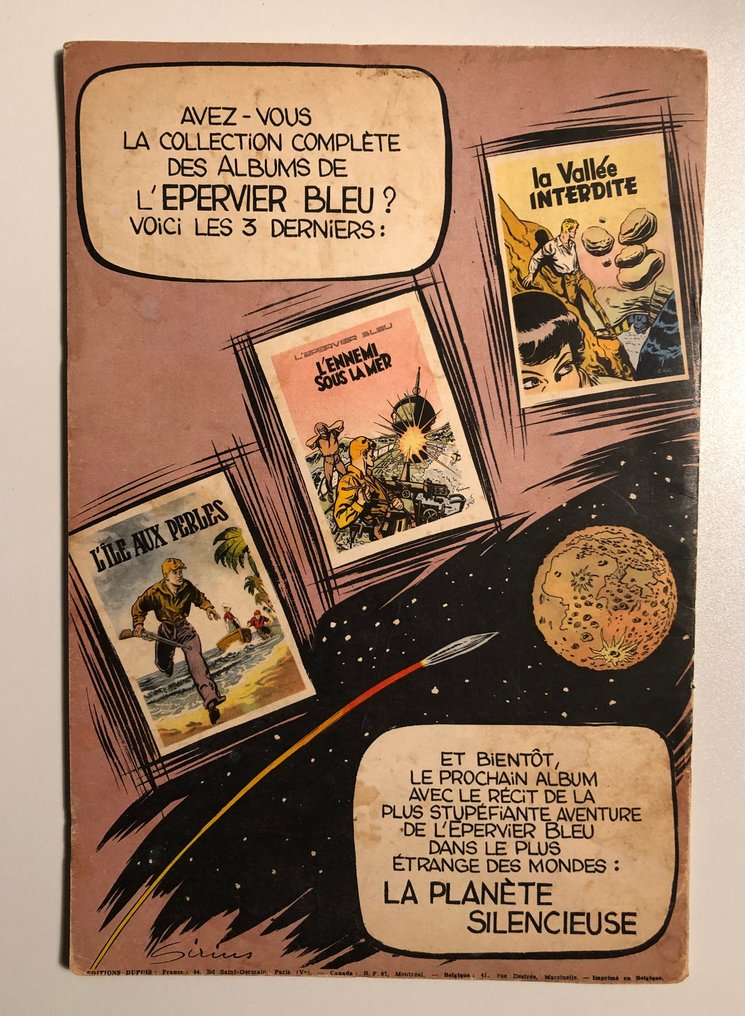 L'Epervier bleu T7 - Point zéro - B - 1 Album - EO - 1954 - Catawiki