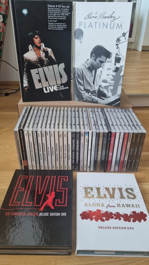 Elvis Presley - Huge collection of rare CDs & DVDs - CD - 1989 - Catawiki