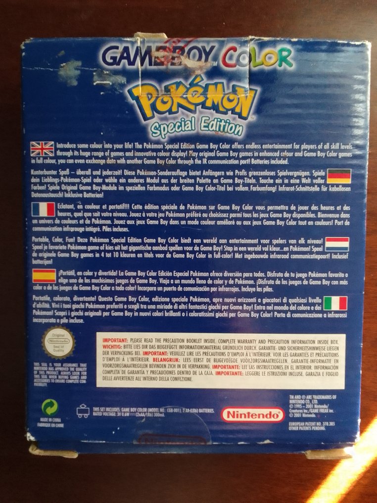 Nintendo - Game Boy Color Pokemon (Pikachu) Special Edition - Gameboy ...