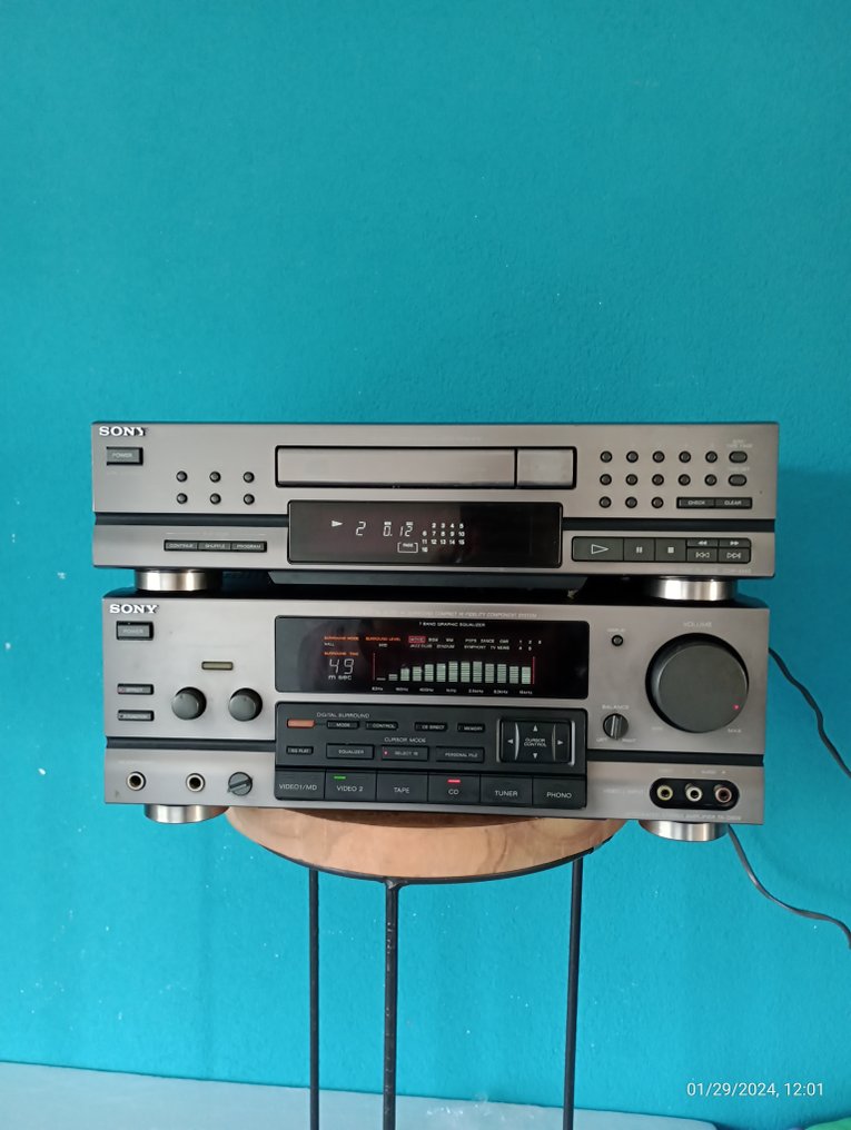 Sony - TA-D609-CDP-M43 - Stereo Receiver - Lecteur de CD - Catawiki