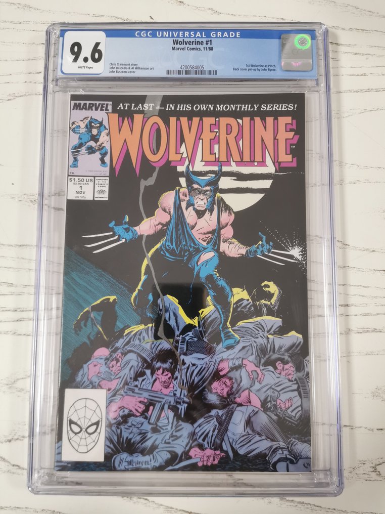Wolverine #1 - First Wolverine as Patch - 1 Graded comic - Prima edizione - 1988 - CGC 9,6 ...