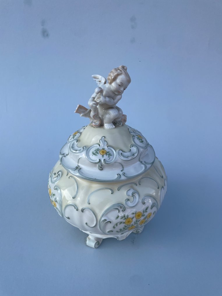 Hutschenreuther Karl Tutter - Kan (1) - Geweldige Art Deco snoepbieren ...