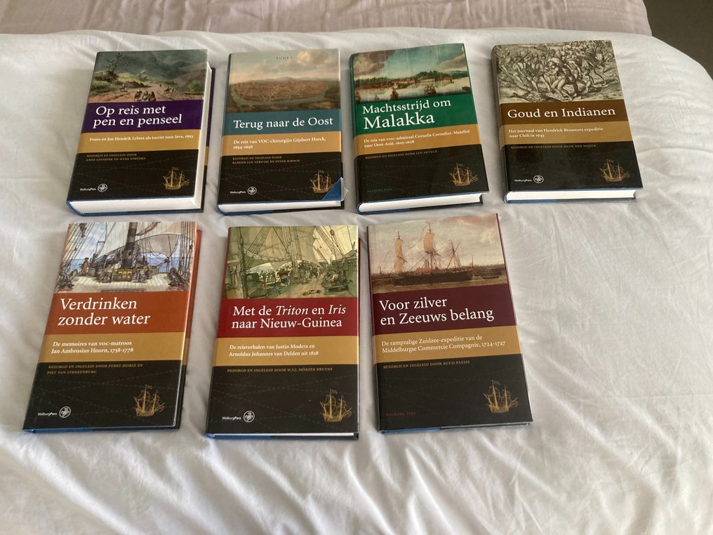 Several - Seven books on colonial history: journals of expeditions ...