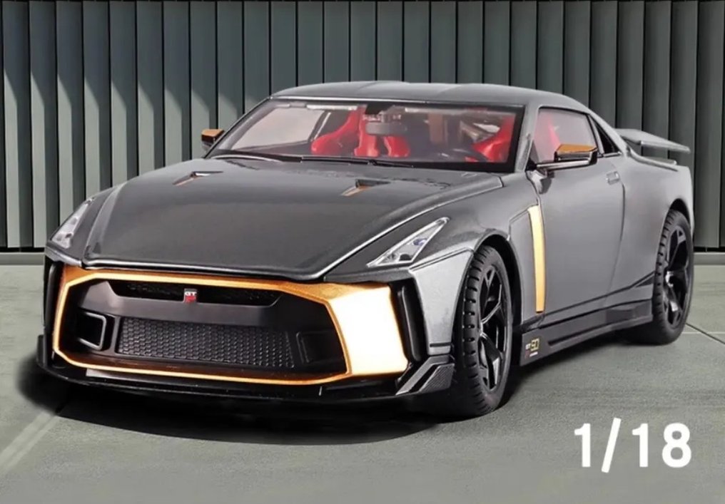Alloy Car Model 1:18 - 1 - Coche a escala - Nissan GTR50 - Coche raro ...