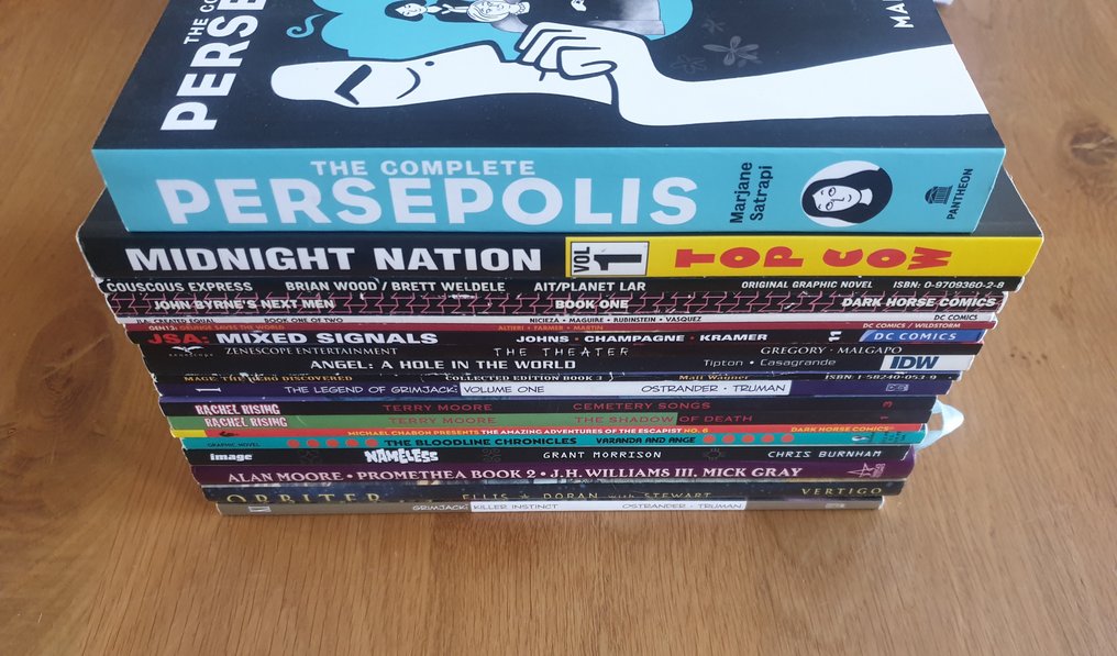 The Complete Persepolis and various others - Paperbacks - 19 Comic ...