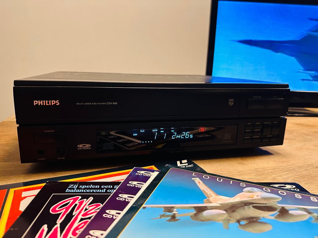 Philips CDV-486/02R Laserdisk Number of items: 1 - Catawiki