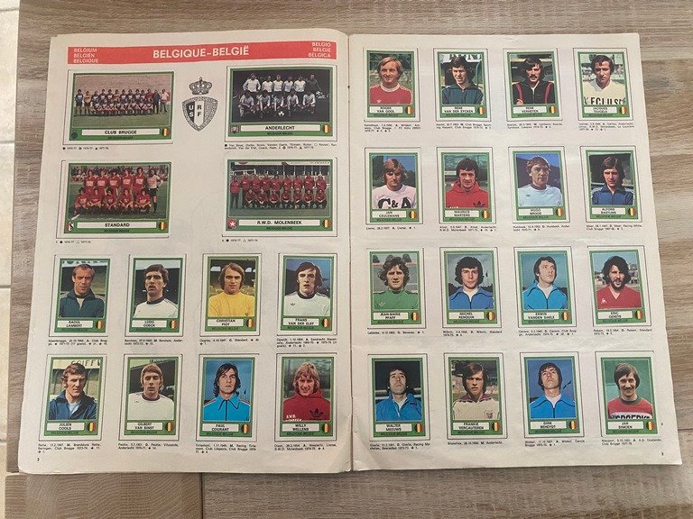 Panini - EURO Football 78 - Complete Album - Catawiki