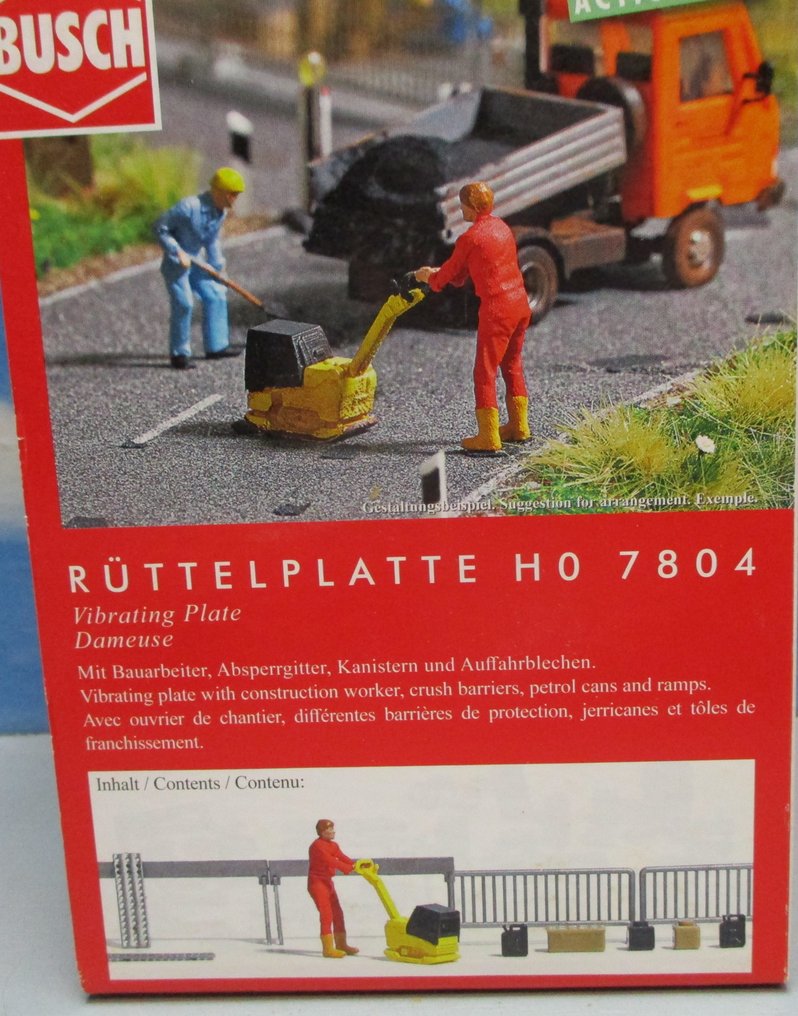 Busch H0 - 1110/7802/7804/7807 - Model train scenery (4) - Catawiki