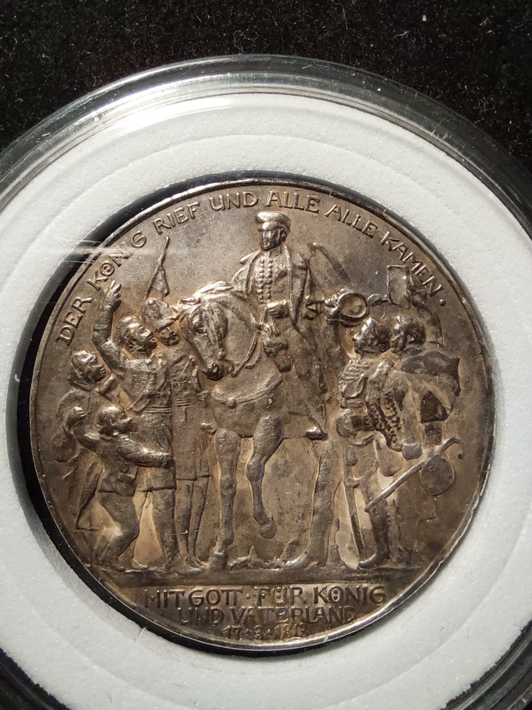 Duitsland, keizerrijk. 2 Mark/3 Mark 1906 G + 1913 A Preussen/Baden ...