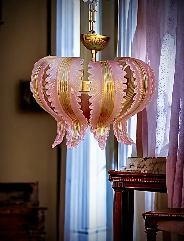 Lavai.it Lavai (VE) Italia - Plafondlamp (1) - Bladeren - Kristal ...