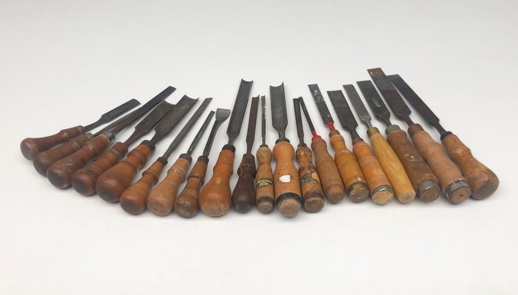 O.a. Nooitgedagt - Carpenters chisels - Outil de travail (20) - Catawiki