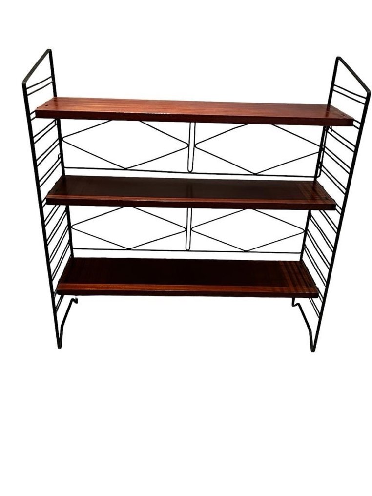 String - Bookcase (1) - Teak, metal - Catawiki