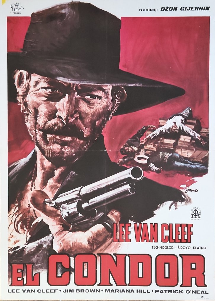 - Affisch El Condor 1970 Lee Van Cleef original movie poster. - Catawiki