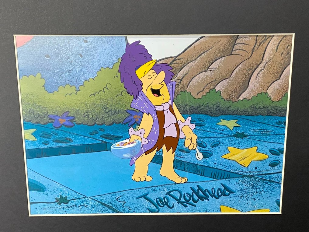 The Flintstones - 1 Originale Animationszelle und Zeichnung von Bernard ...