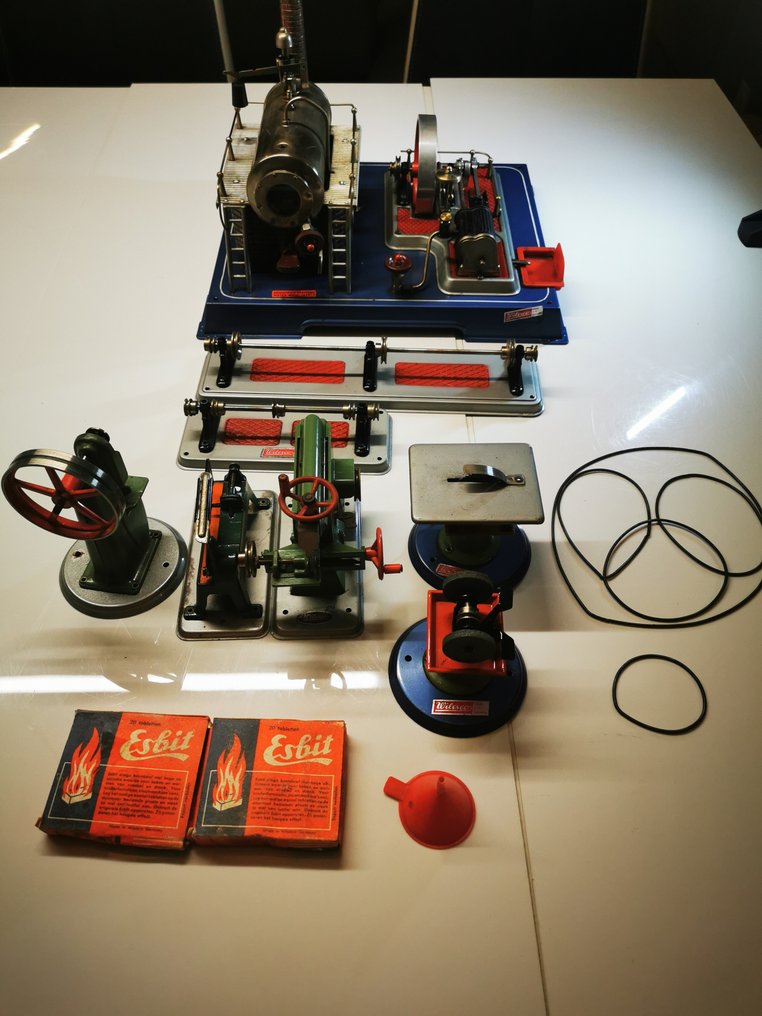 Wilesco d20, m53,d16,m59,m65,m50,m57,m55 - Steam engine (8) - Iron (wrought) - 1970-1980 - Catawiki