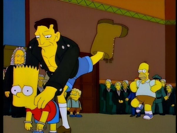 The Simpsons - 1 Dibujo de animación original de Homer Simpson ...