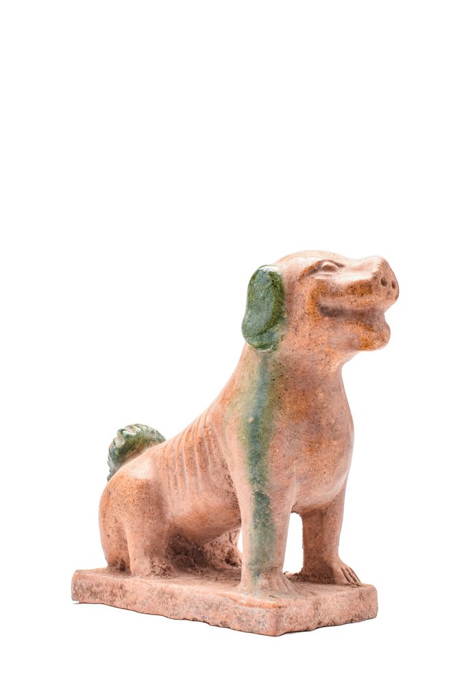 Ancient Chinese, Ming dynasty Pottery Zodiac Figure - Dog - Catawiki