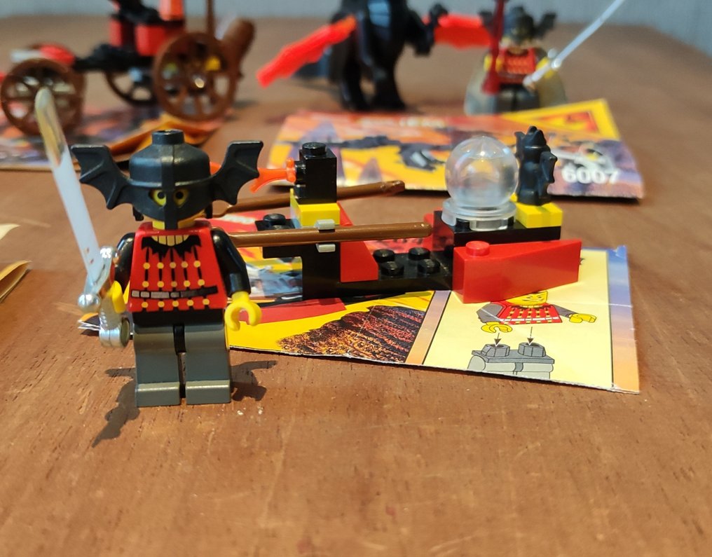 Lego - System - 2848, 6007, 6027 and 4801 - 3 LEGO System Castle Fright ...