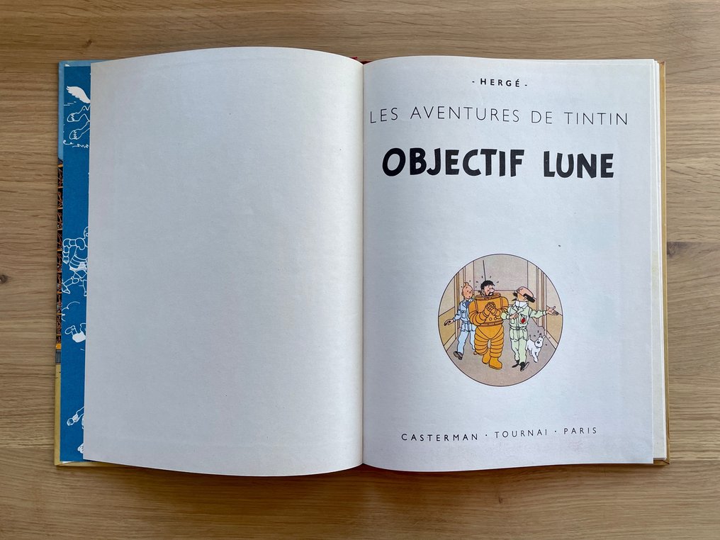 Tintin T16 Objectif Lune B8 C Très Très Bon état Proche Du