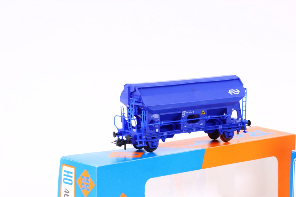Roco H0 - 46419 - Model train freight carriage (3) - Three side ...