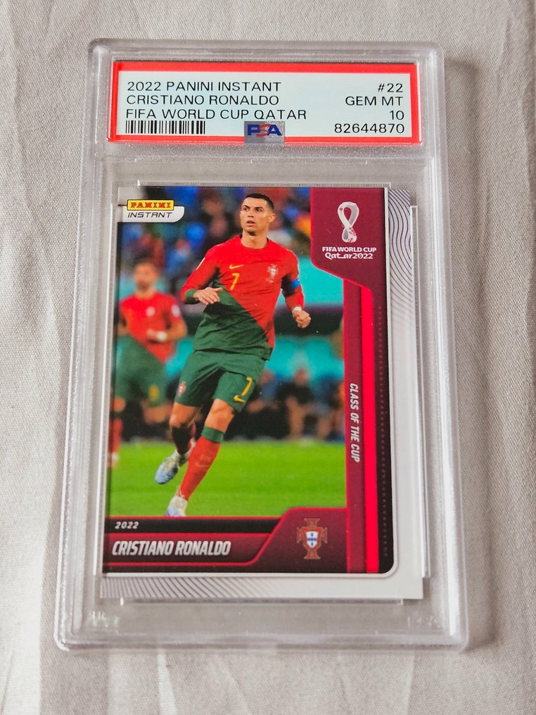 2022 - Panini - Instant World Cup - Cristiano Ronaldo - #22 - 1 Graded ...