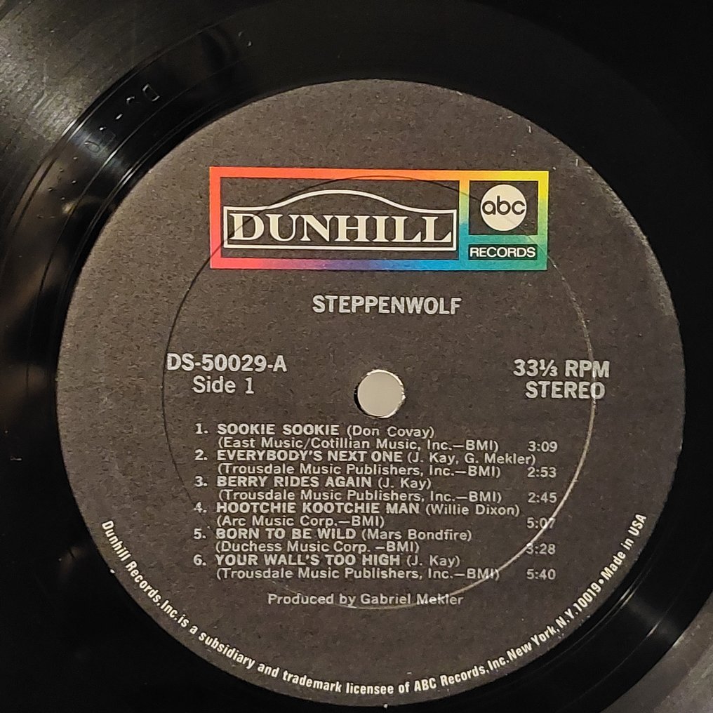 Steppenwolf - (First US Pressing) - Disque vinyle - Premier pressage ...