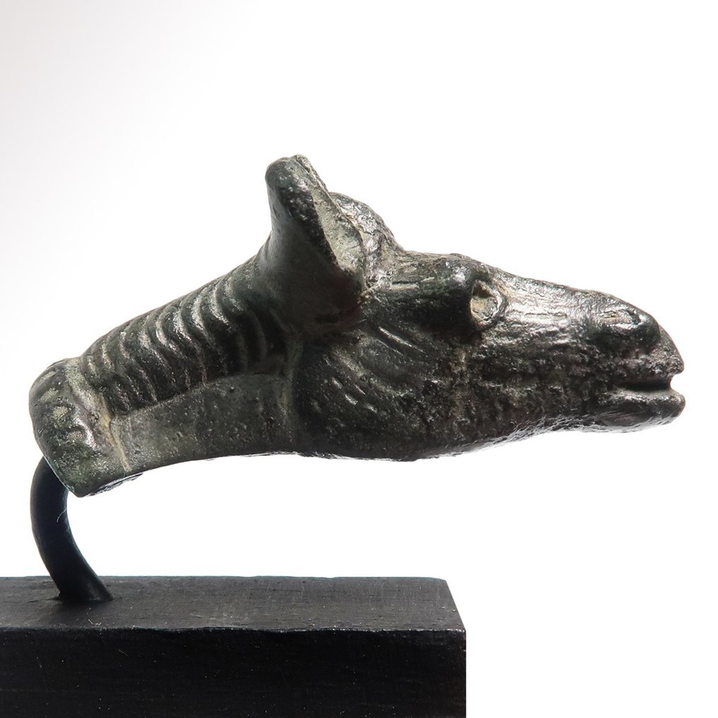 Römisches Reich - Bronze, Pferdekopfbefestigung - Catawiki