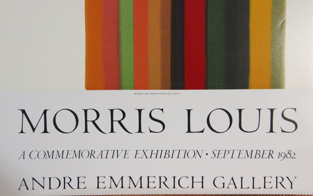 Morris Louis A Commemorative Exhibition 1982 Catawiki
