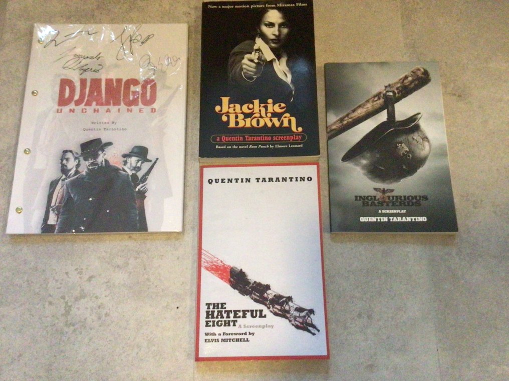 Quentin Tarantino - 4 x screenplay : Django Unchained / Jackie Brown ...