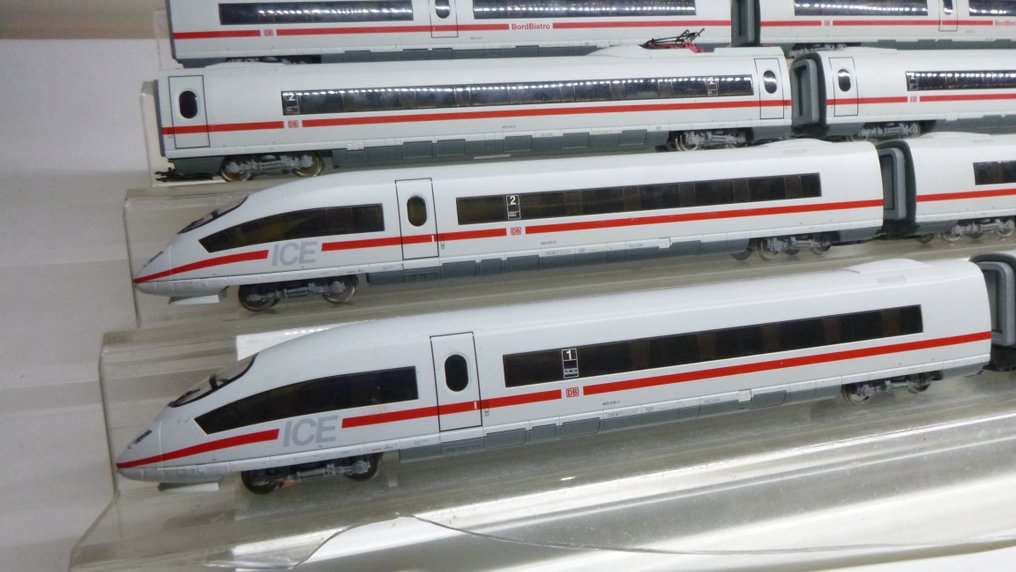 Piko H0 - Aus Set 57196 o.a. - Train unit (8) - 8 pieces, 2x ICE 3 with live coupling - #4561 ...