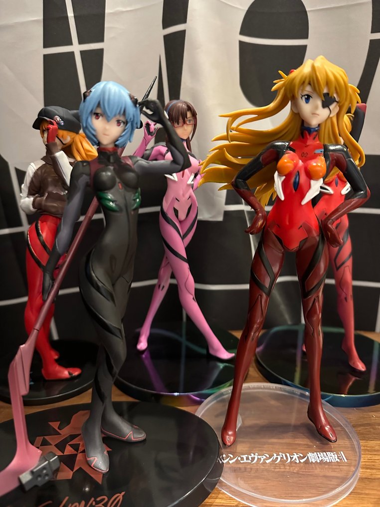 Lot of 11 EVA Neon Genesis Evangelion Figure Statue - 11 Japan ...