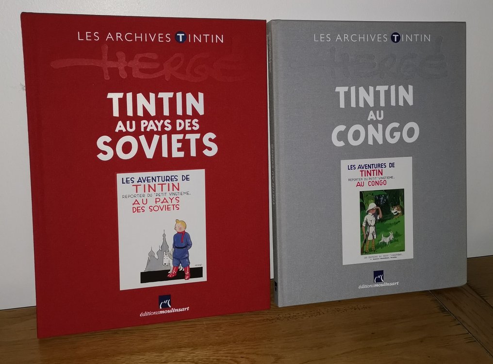 Tintin - 2x Les Archives Tintin Noir & Blanc - Tintin au pays des ...