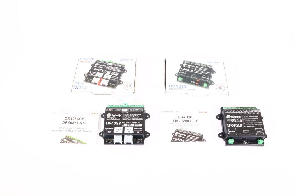 Digikeijs H0 - DR4088GND/DR4018 - Elektronica (2) - 16-kanaals ...