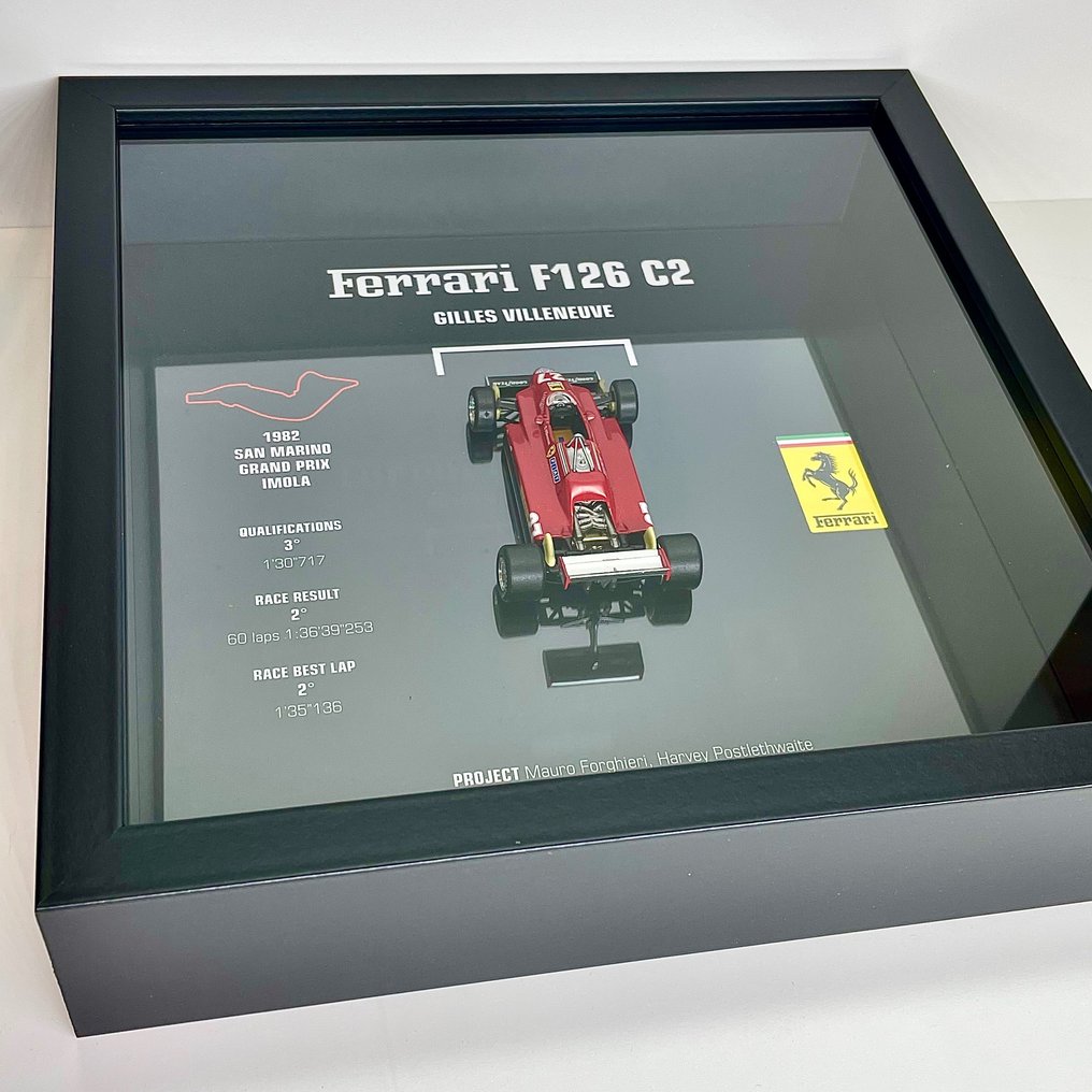 Artwork - Ferrari - F126 C2 - Gilles Villeneuve - San Marino GP Imola ...