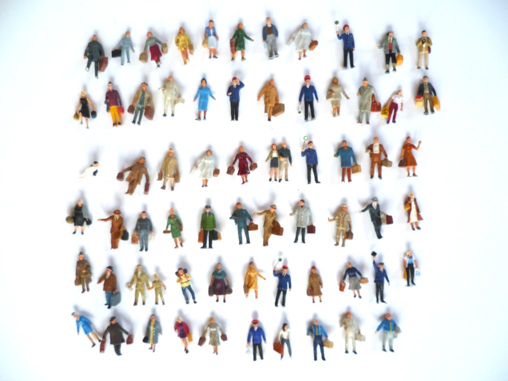 Preiser H0 - Décor de train miniature (120) - Départ en voyage - Catawiki