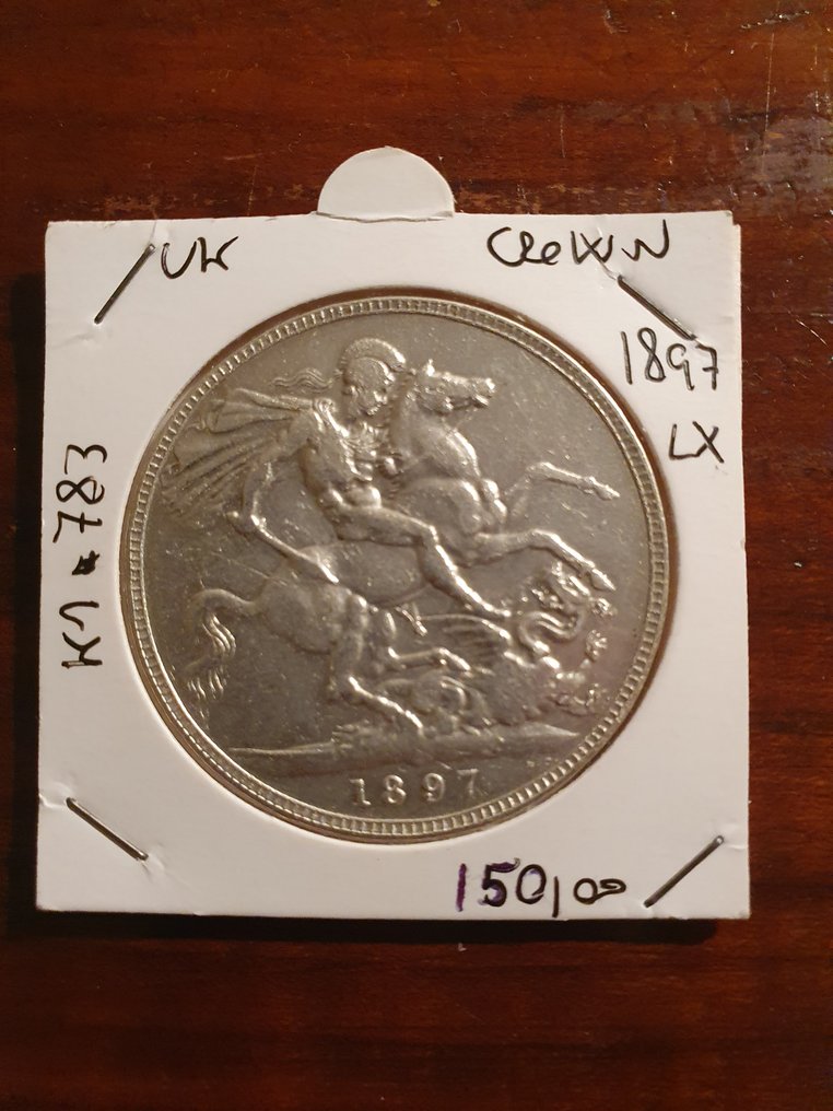 Great Britain. Victoria (1837-1901). 1 Crown 1897 - Catawiki