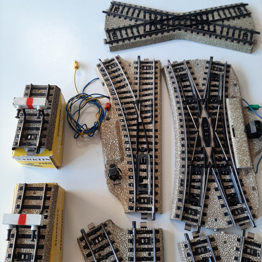 Märklin H0 - 5114/5211/7190/5118/5119/5128/7168 - Model train tracks ...