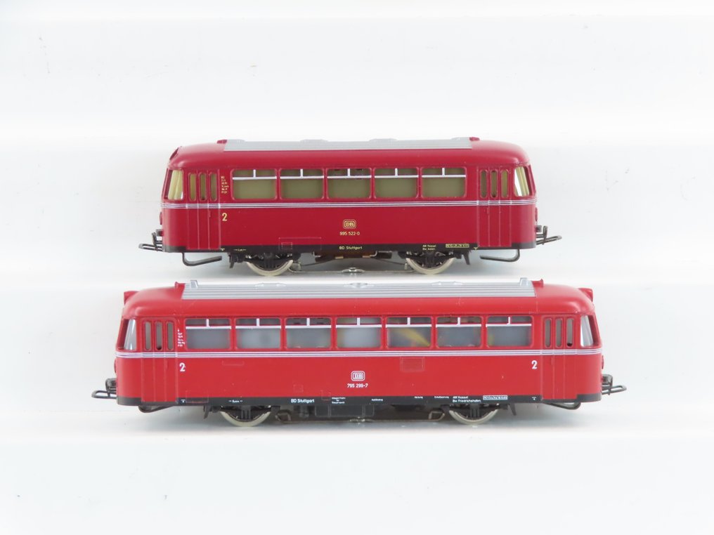 Märklin H0 - 3016/4018 - Model train railcar (2) - 2 Uerdinger rail ...