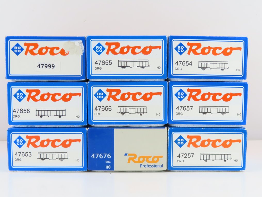 Roco H0 - 47656/47657/47658/47999/47655/47654/47676/47653/47257 ...