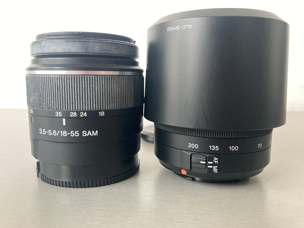 Sony SLT-A55V | Sony SAL 18-55mm F3.5-5.6 (SAL1855) | Sony DT 55-200 mm F4-5.6 SAM (SAL55200-2 ...