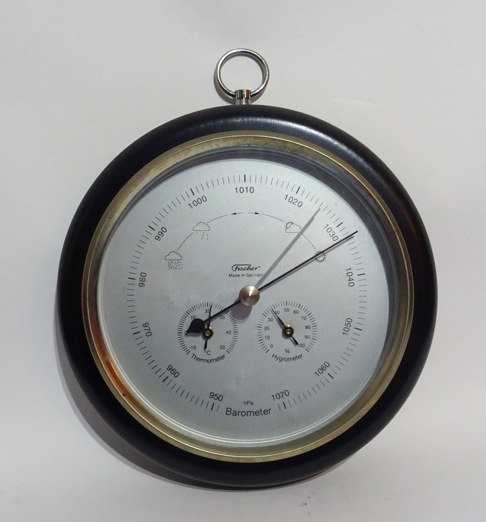 Fischer - Barometer (1) - wood / metal - Catawiki
