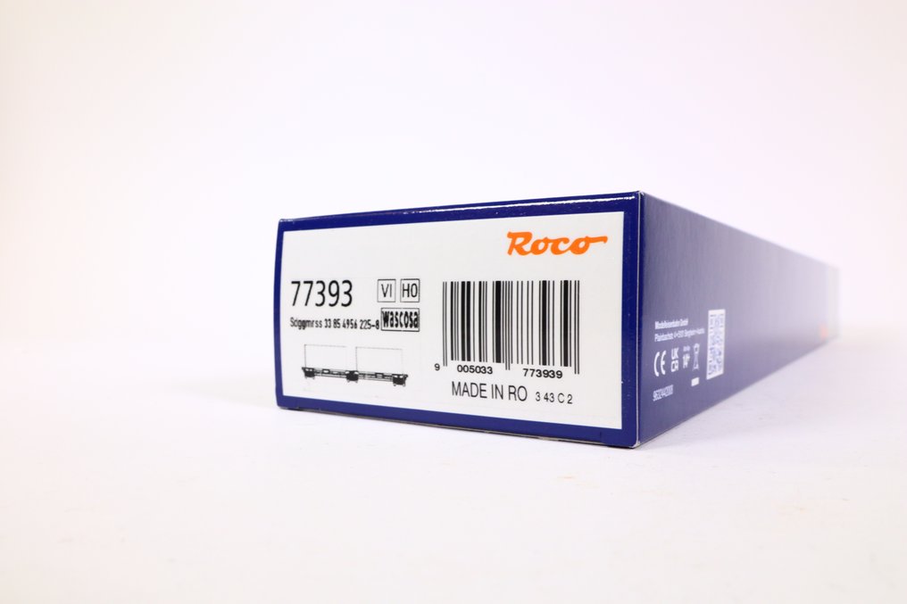 Roco H0 - 77393 - Model train freight carriage (1) - Sdggmrss ''LKW ...