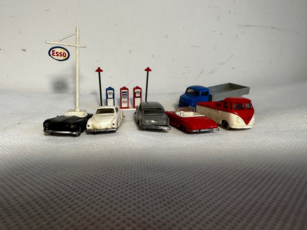 LEGO - HO 1:87 vehicles - 8- Esso, Mercedes(3), Volkswagen, Opel, Karmann - Catawiki